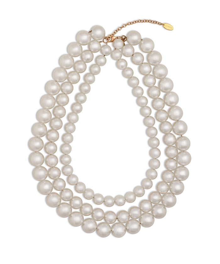 3 Layer Pearl Necklace